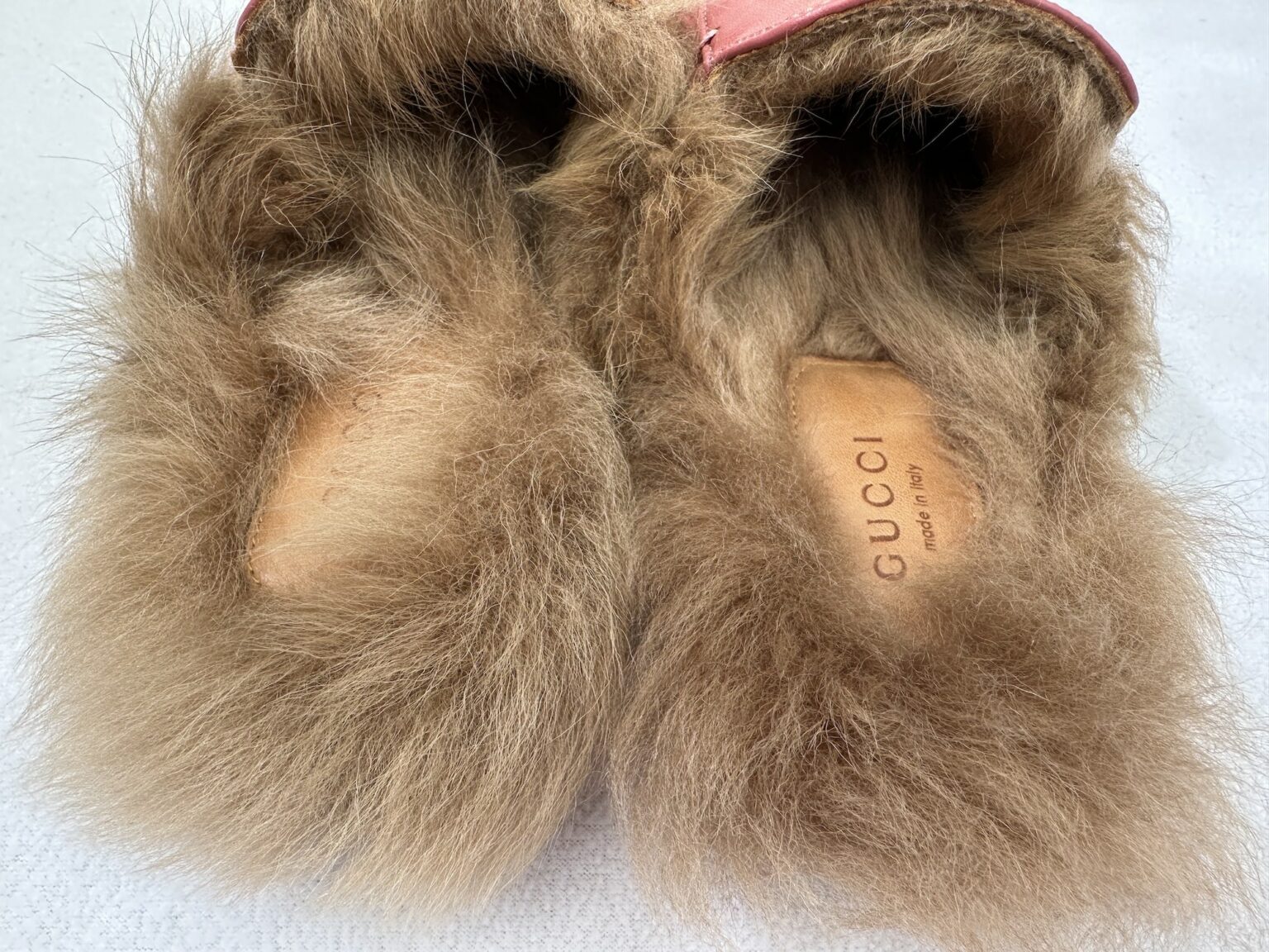 Eternally Classic Gucci Princetown Fur Mules - Malibu Karina