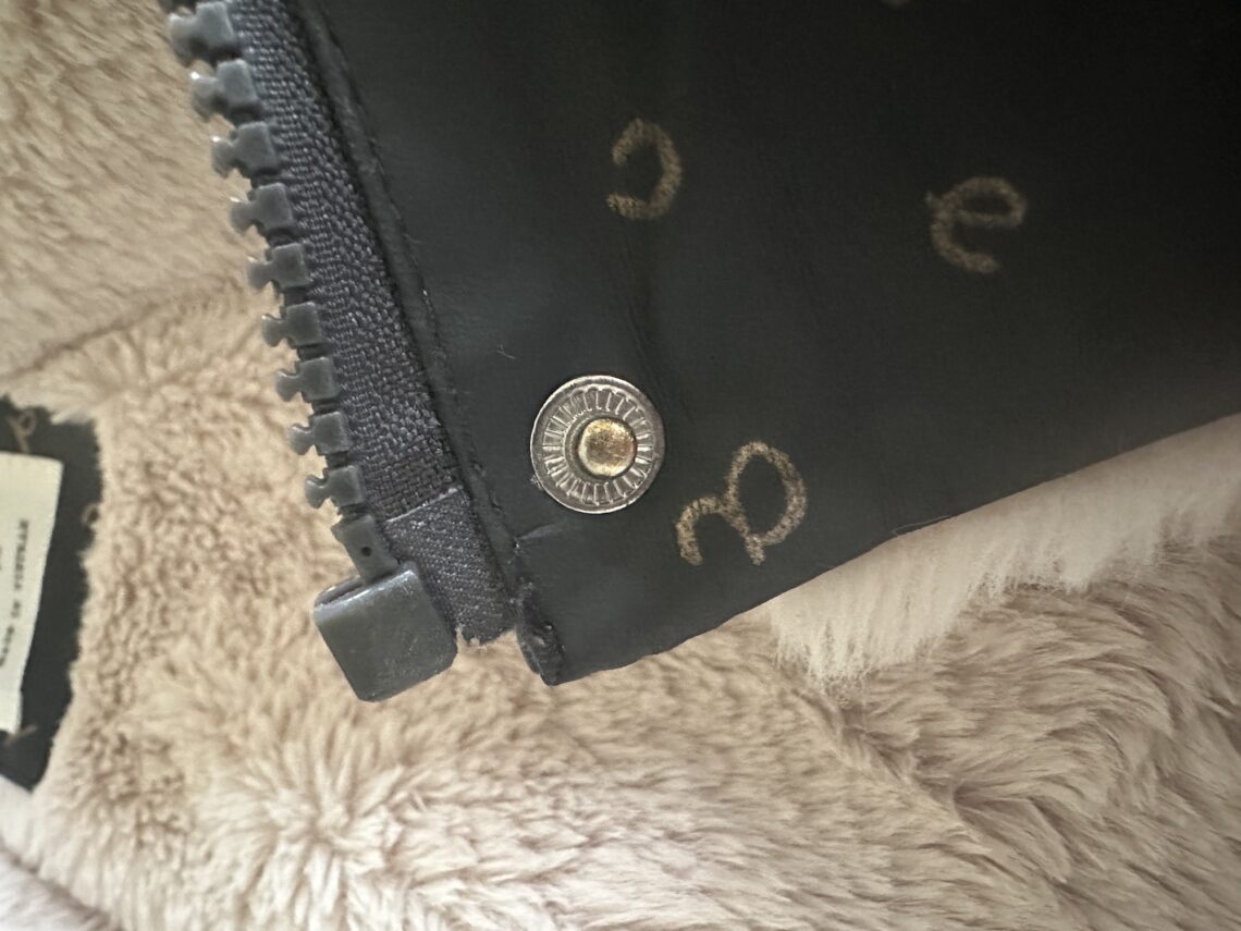 Zara Furry Alphabet Toddler Raincoat - Malibu Karina