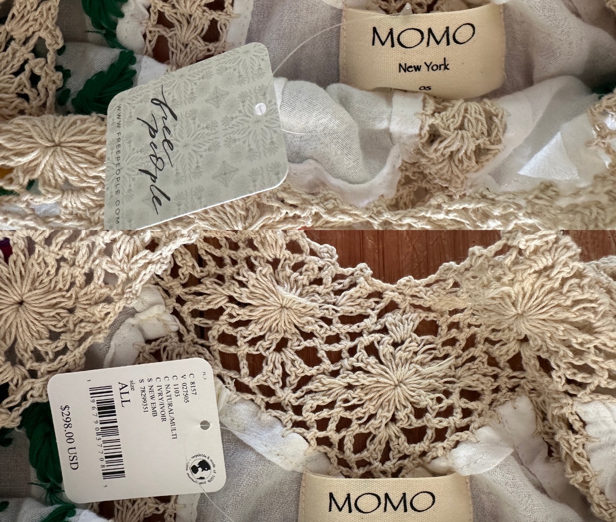 Petite Friendly Free People x MOMO Bella Flor Embroidered Kaftan ...